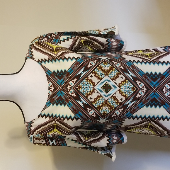 Rancho Estancia | Dresses | Rancho Estancia Kristina Aztec Print Dress ...